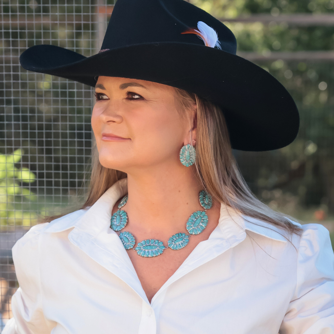 The Hart | Turquoise Statement Necklace – Antler Rings Exclusive ...