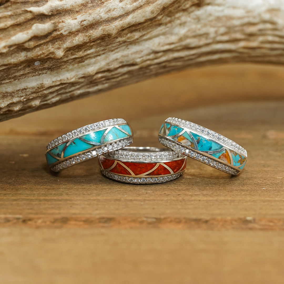 Angel's Landing | Sterling Silver Turquoise, Red Coral, or Spiny Oyster ...