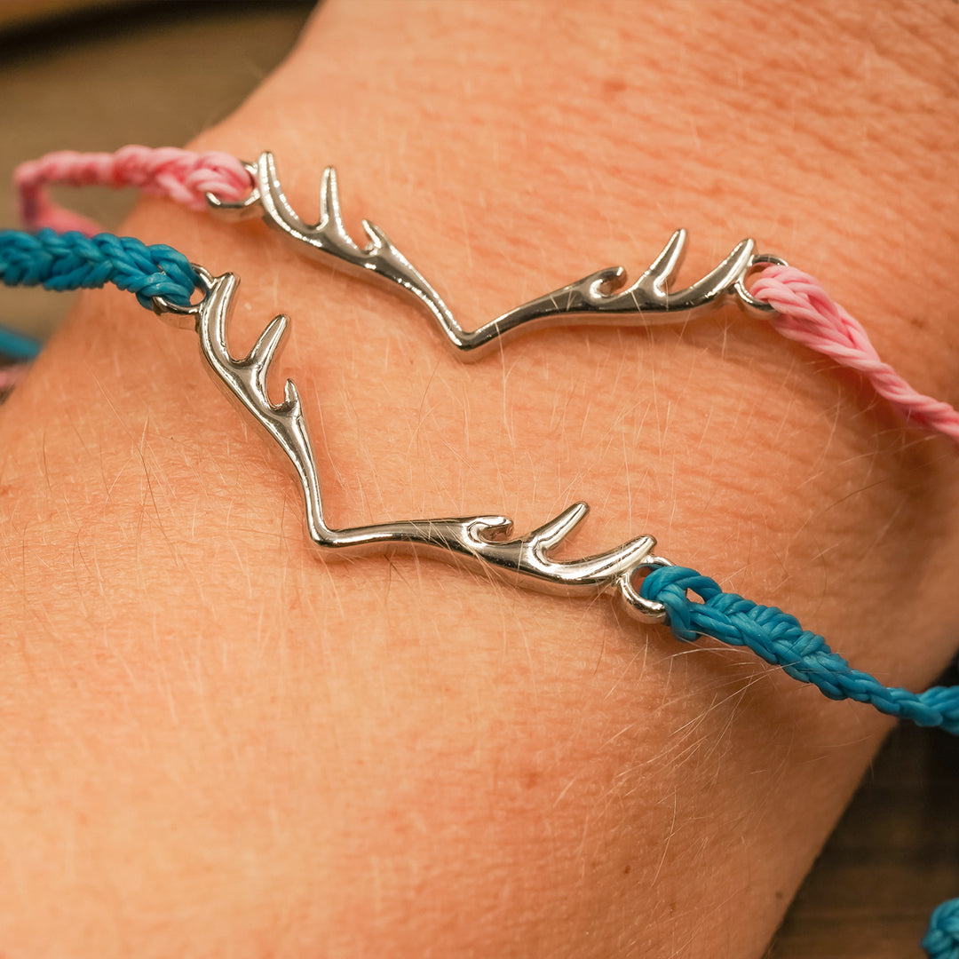 Adjustable Antler Bracelet | Women's Comfortable Hand-Woven Rope Antler ...