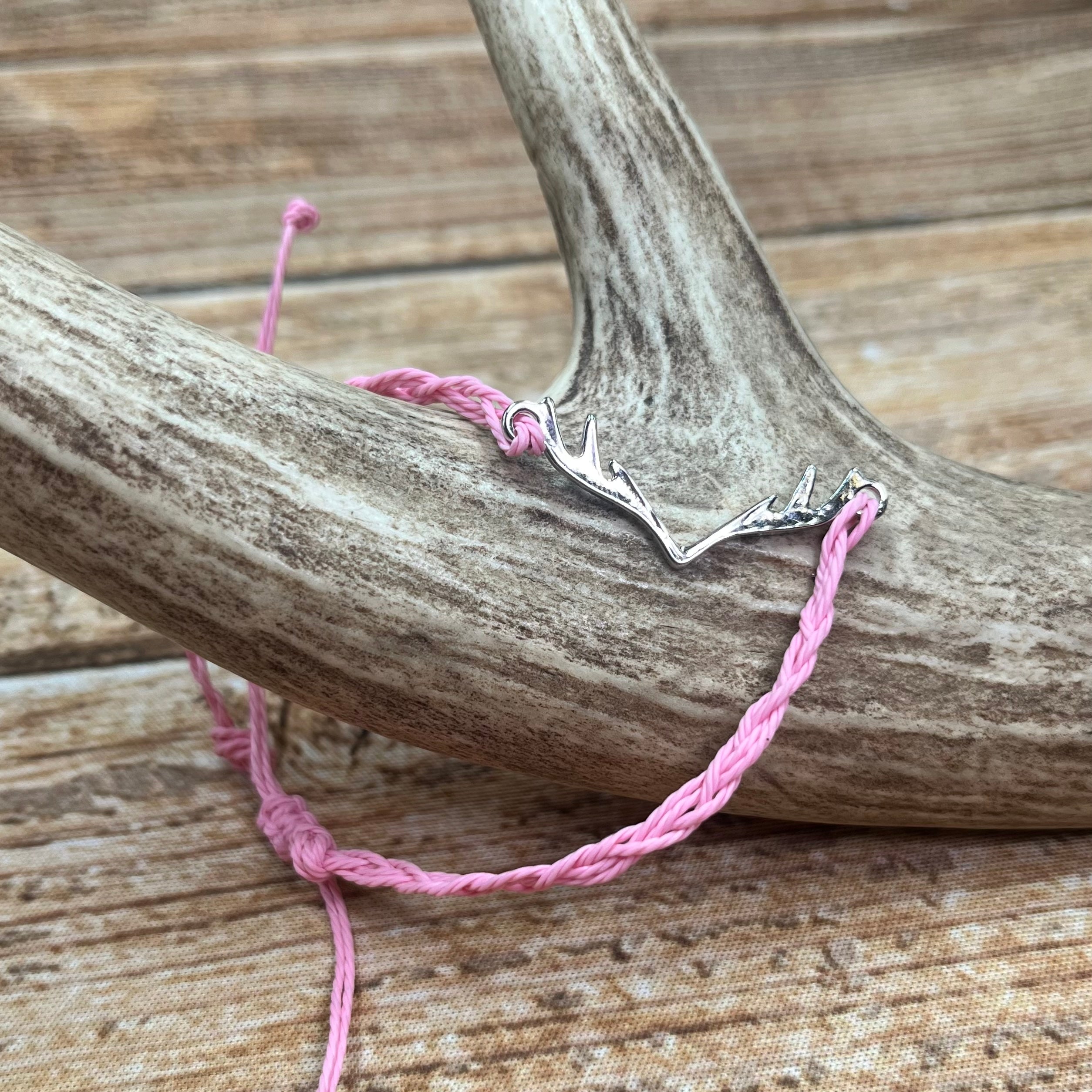 Adjustable Antler Bracelet | Women's Comfortable Hand-Woven Rope Antler ...