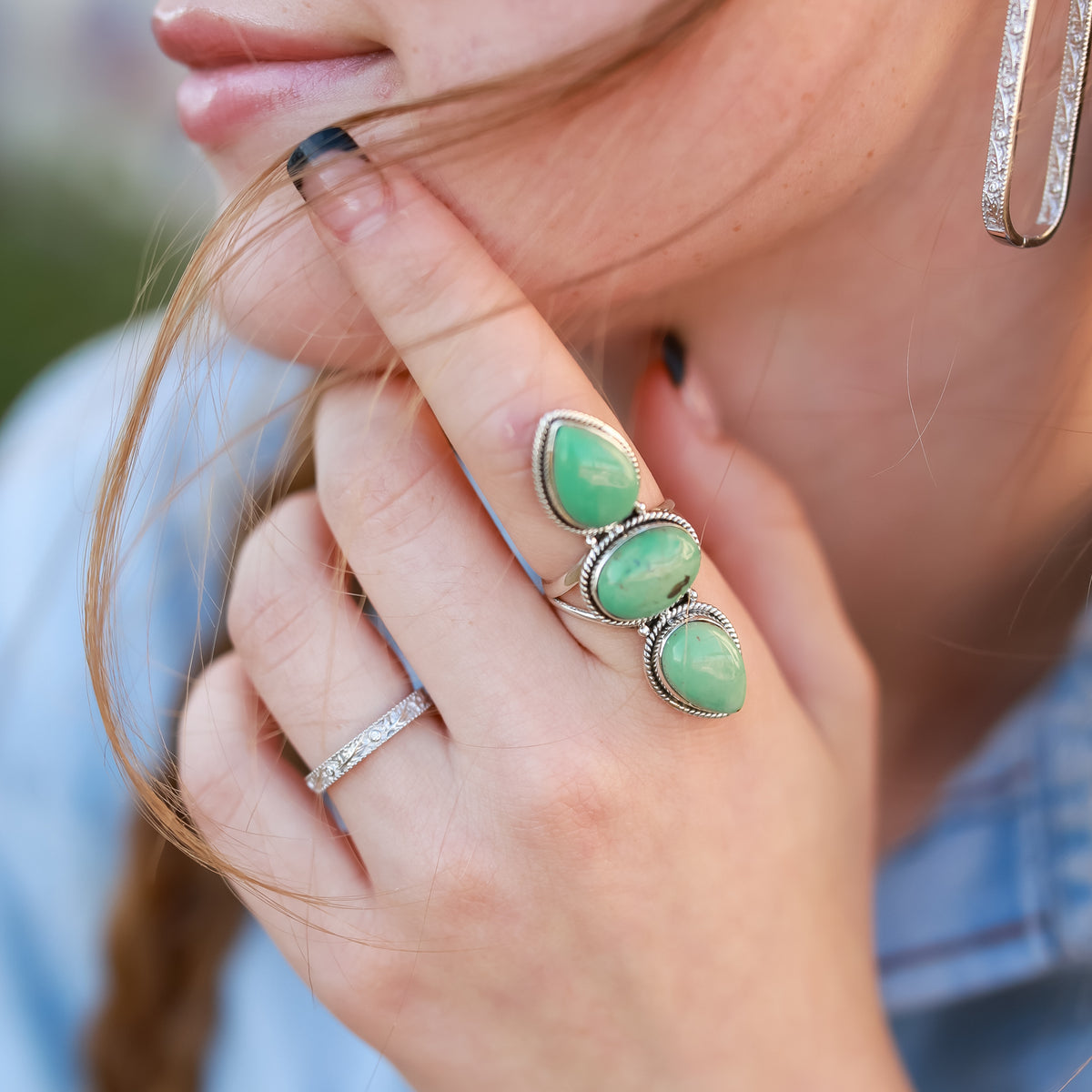 The Addison Stacking Band | Western Designed Stacking Ring ...