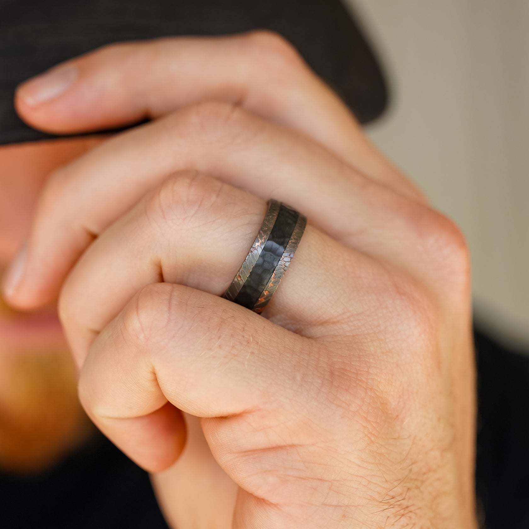 Manly Bands for Weddings | Western Rings for Men – AntlerRings.com