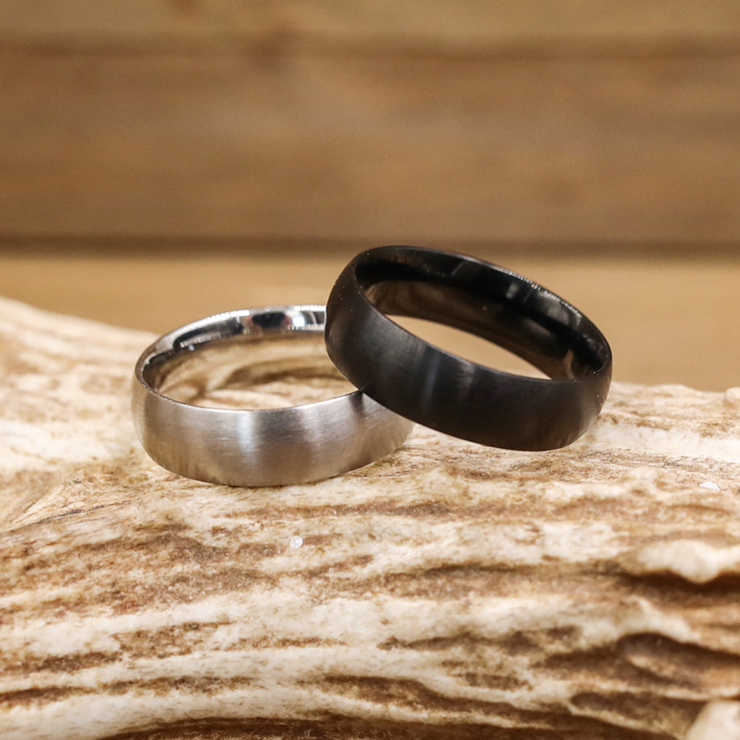 Solid Stainless Steel Wedding Band | Men & Women