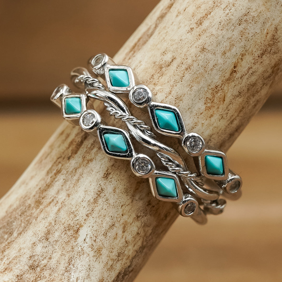 The Braided Band | Stainless Steel Braided Stacking Band – AntlerRings.com